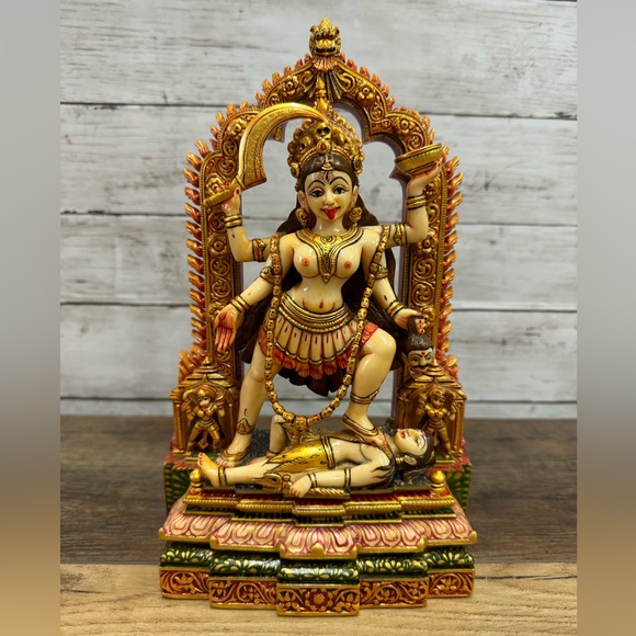 Art | Goddess Kali Maa Kalika Idol Statue Mahakali Sculpture Idol Durga ...